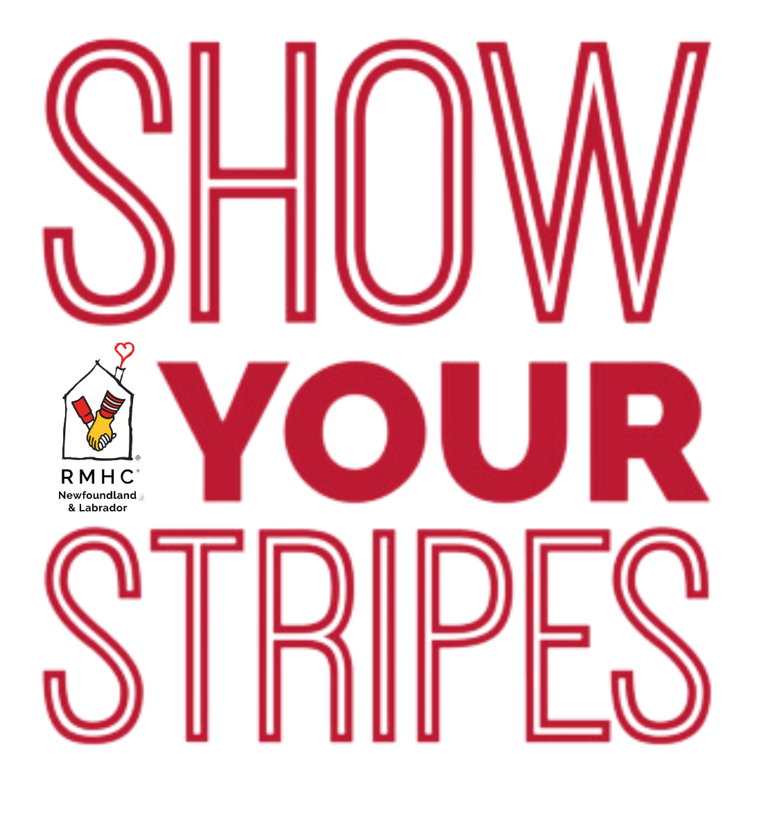 #ShowYourStripes – Red Shoe Crew – Walk for Families